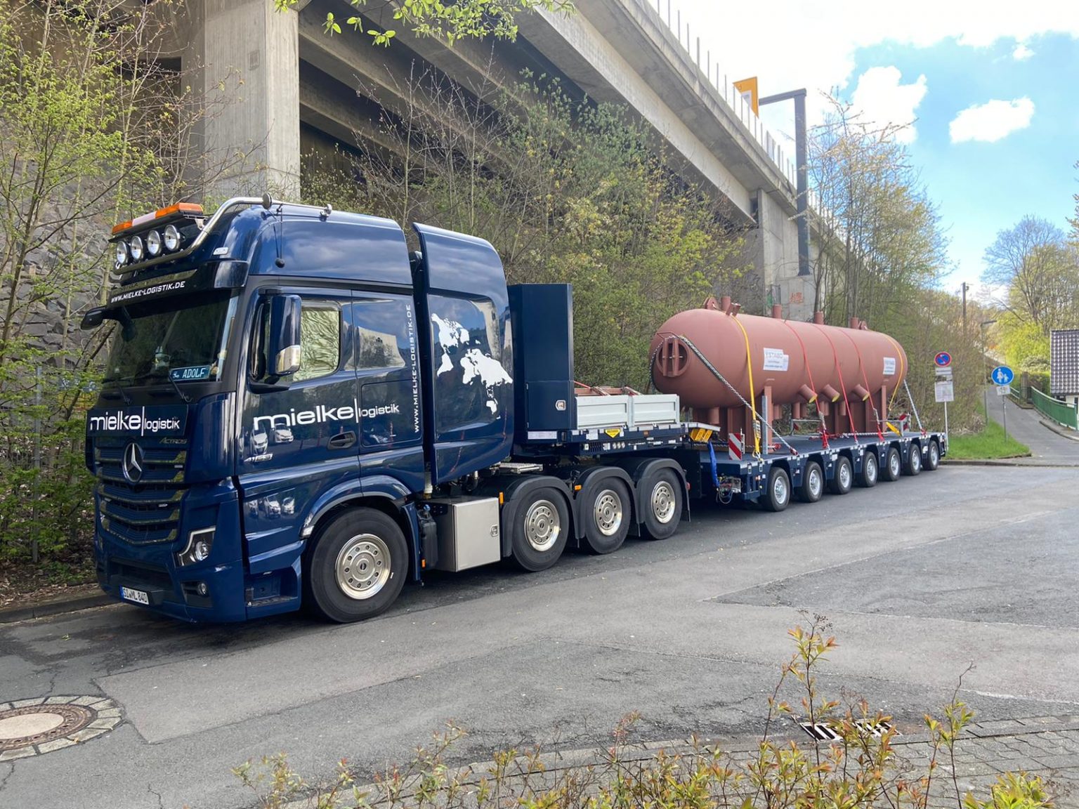Galerie - Bilder von unseren Transporten - Mielke Logistik